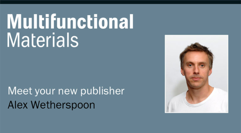 与出版人面对面——Multifunctional Materials - IOP China