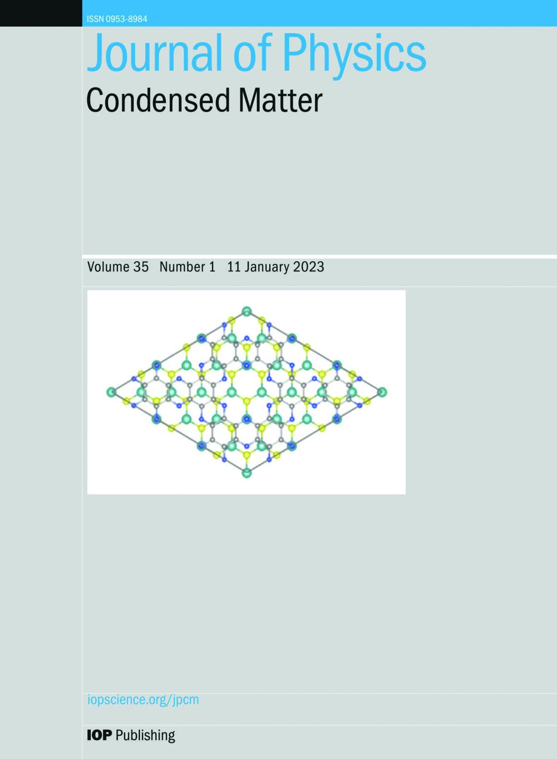 欢迎您在Journal of Physics: Condensed Matter期刊上发表研究工作 - IOP China