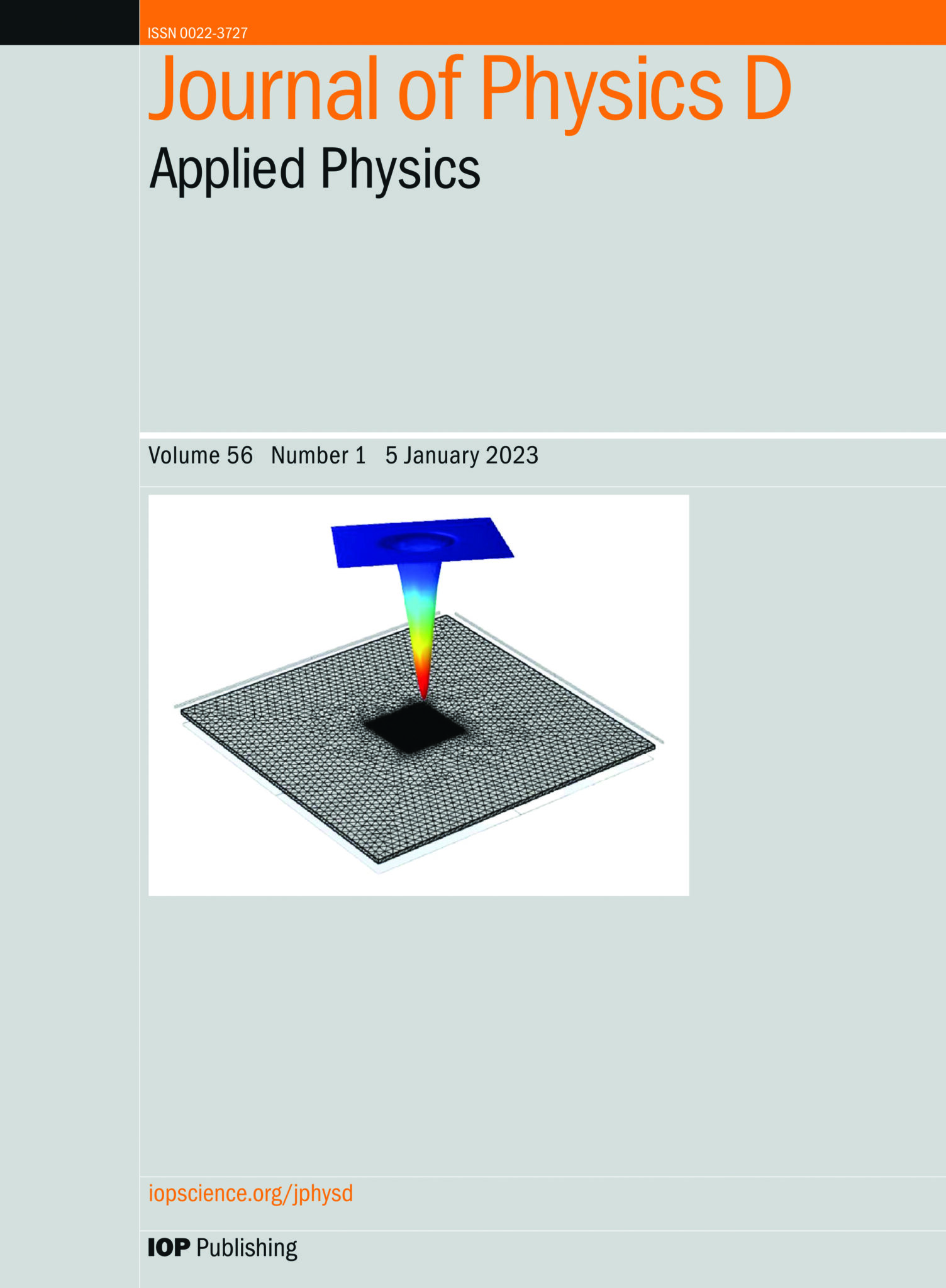 JPhysD编辑优选：火花等离子体射流点火器的多物理场数值模型 - IOP China