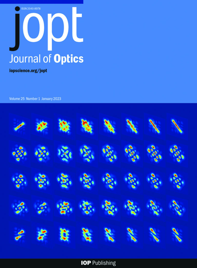 Journal of Optics期刊“十大编辑推荐文章”发布 - IOP China